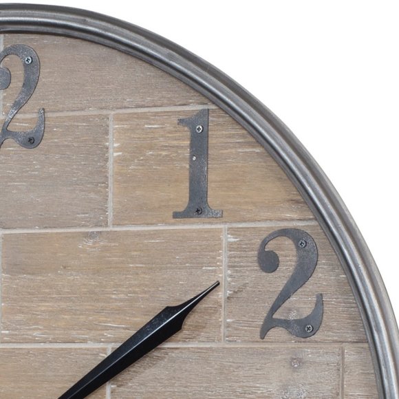 VIP Home & Garden | Wall Decor | Distressed Subway Wall Clock | Poshmark